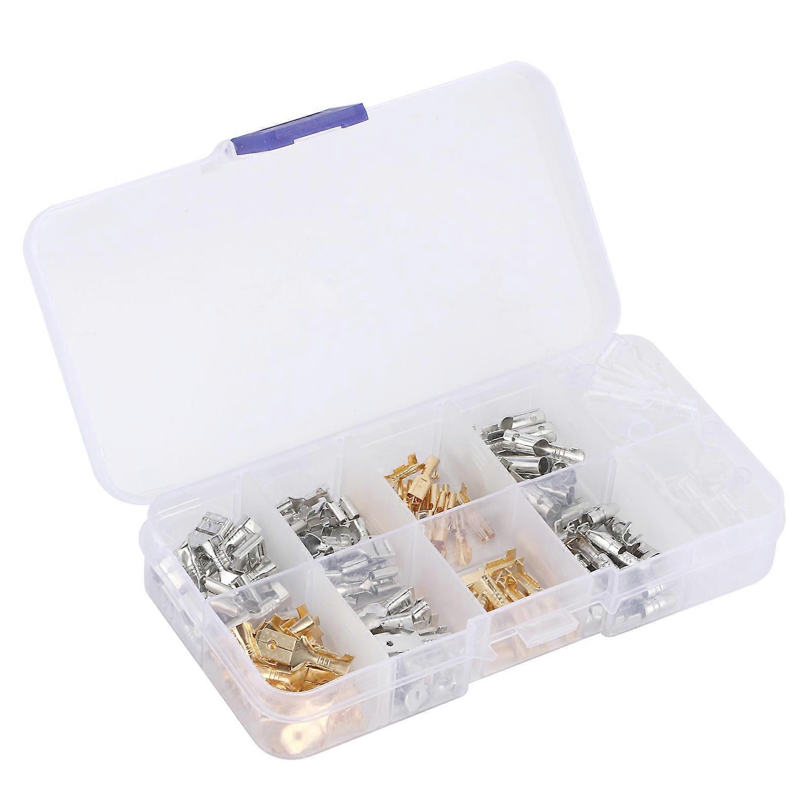 Wire Terminals Connectors,150PCS 2.8/4.8/6.3/4MM Male Female Electrical ...