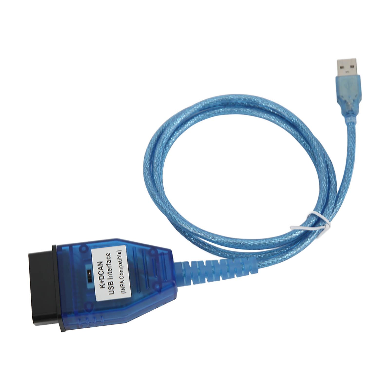 OBD2 Cable with FT232RL Chip for E60 E61 E70 E81, 8 Pin K LINE Protocol ...