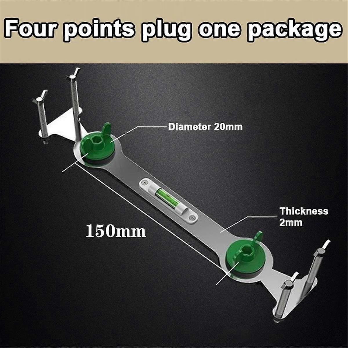 4-Points Hot & Cold Water Pipes Leveler Fixed Leveler Mounting Aid for ...