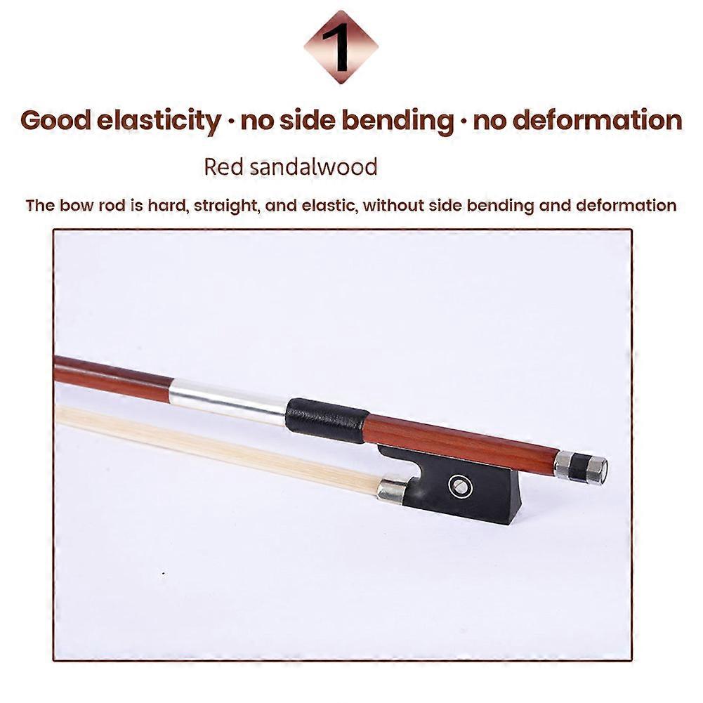 Professional 4/4 Brazilwood Violin Bow Playing Durable Violin Bow ...