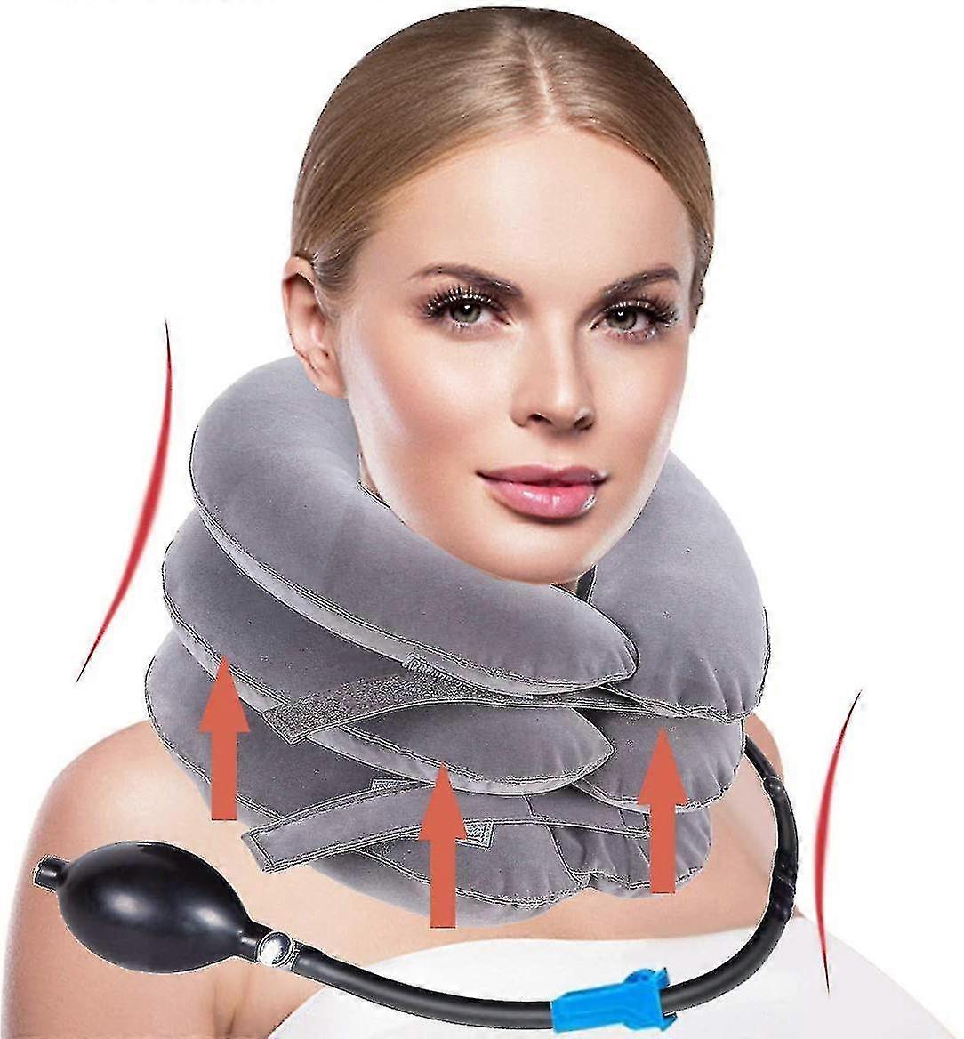 Neck Traction Device, Inflatable Neck Collar, Neck Cervical Traction ...