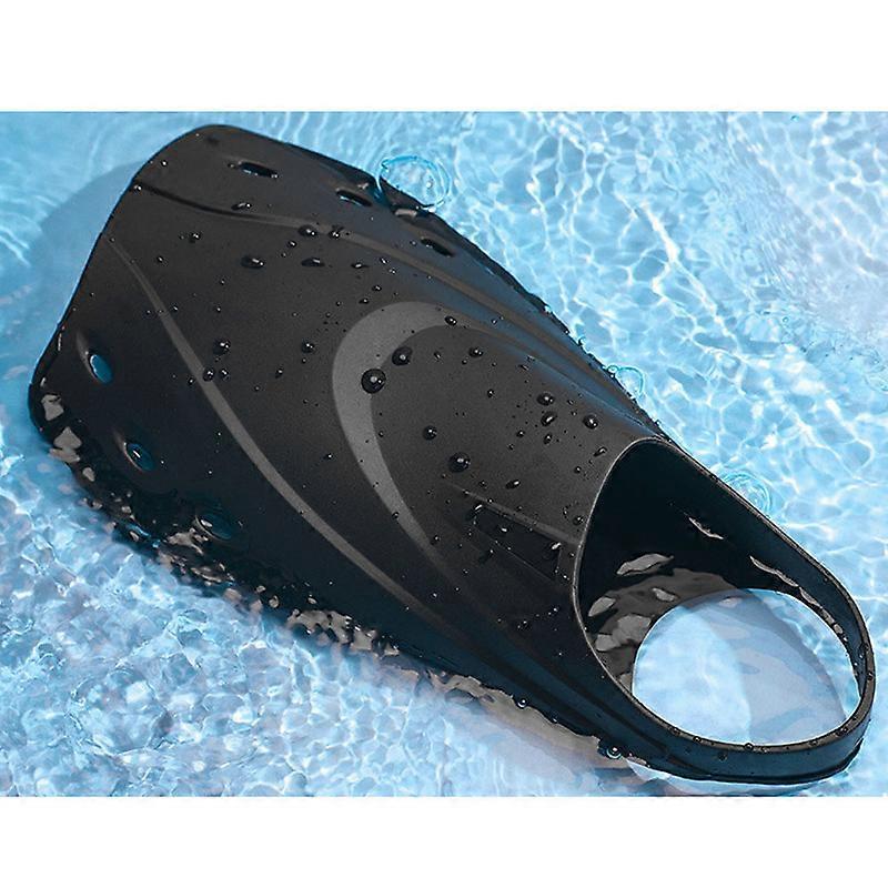 Short Swim Fins with Comfortable Full Foot Pocket Travel-Size for ...