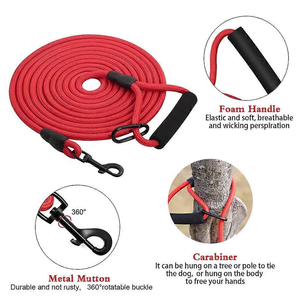 Pet Outdoor Hundkoppel Nylon För liten stor Hund kattkoppel Långa ...