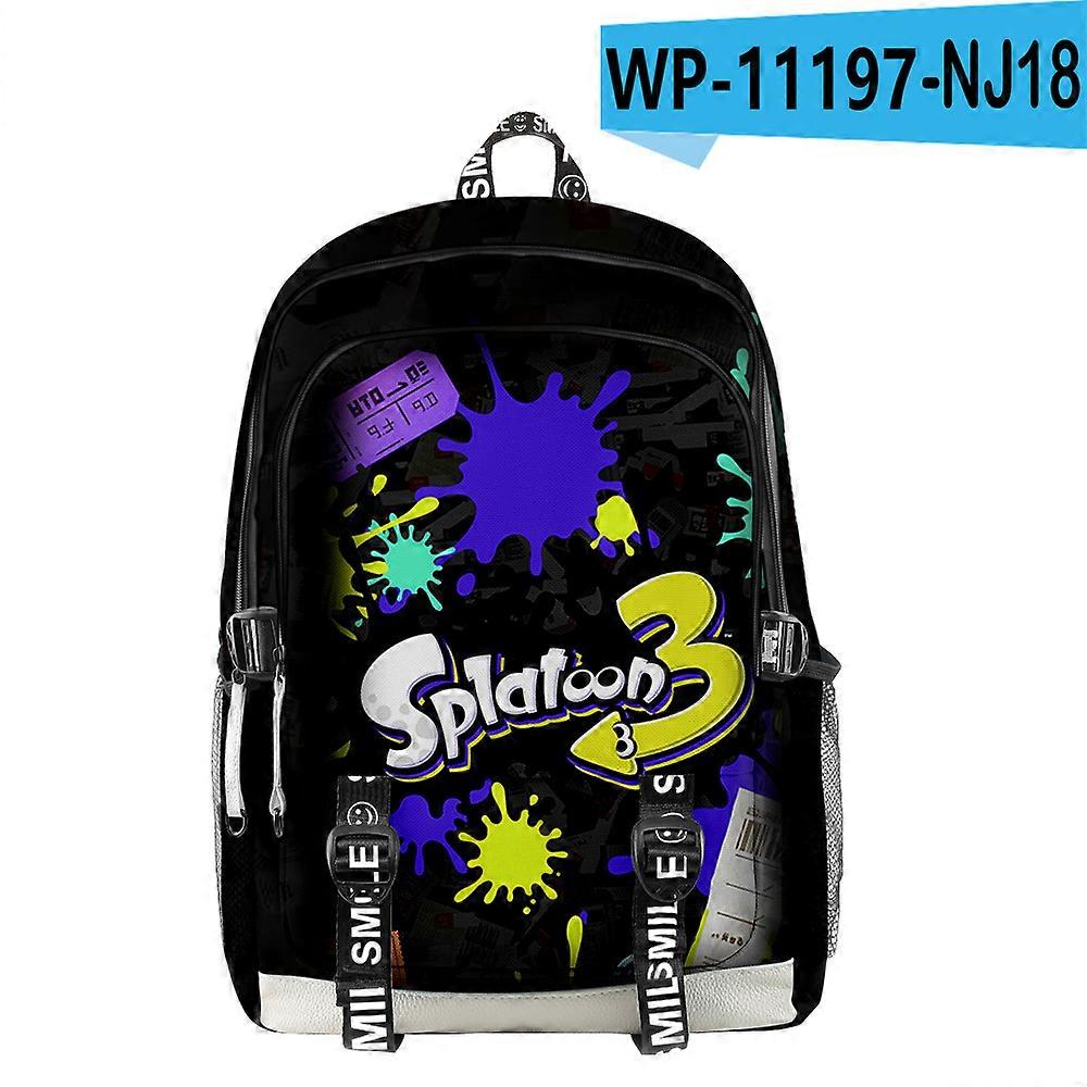 Splatoon 3 Backpack Adults Kids School Bag 2022 Hot Game Daypack Unisex ...
