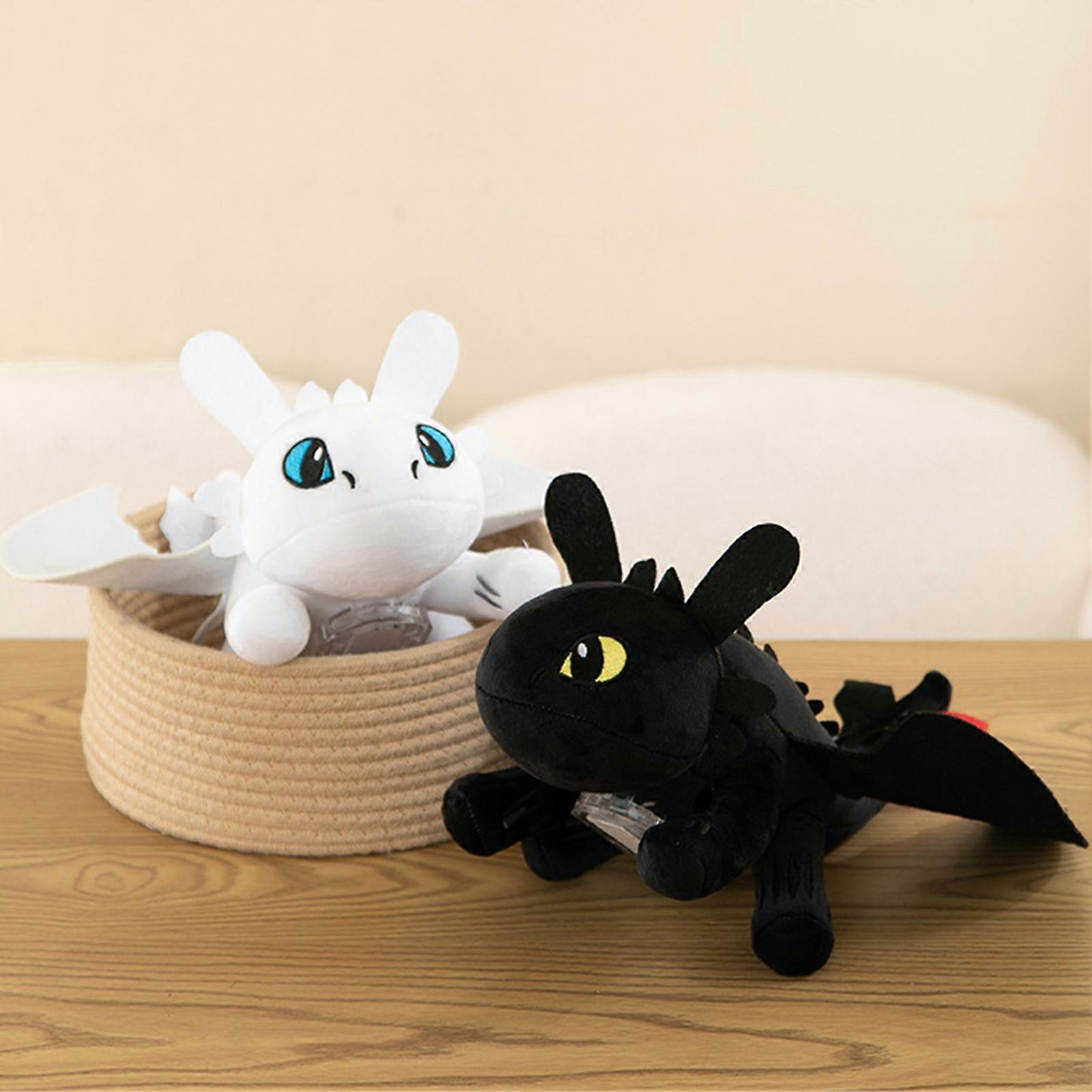 Dragon Plush Toy with Movable Wings Flying Toothless Motorcycle Sunroof ...