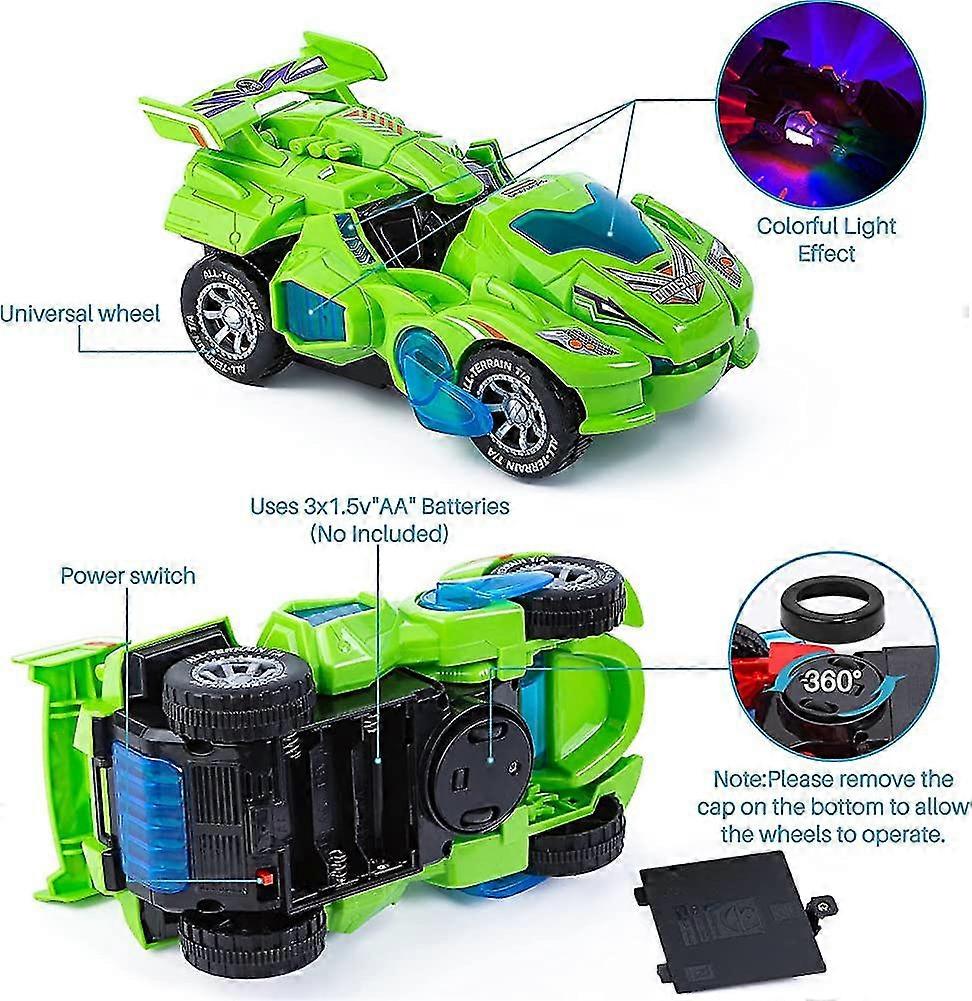 Dinosaur Transforming Car Electric Dinosaur Toys Automatic Transforming ...