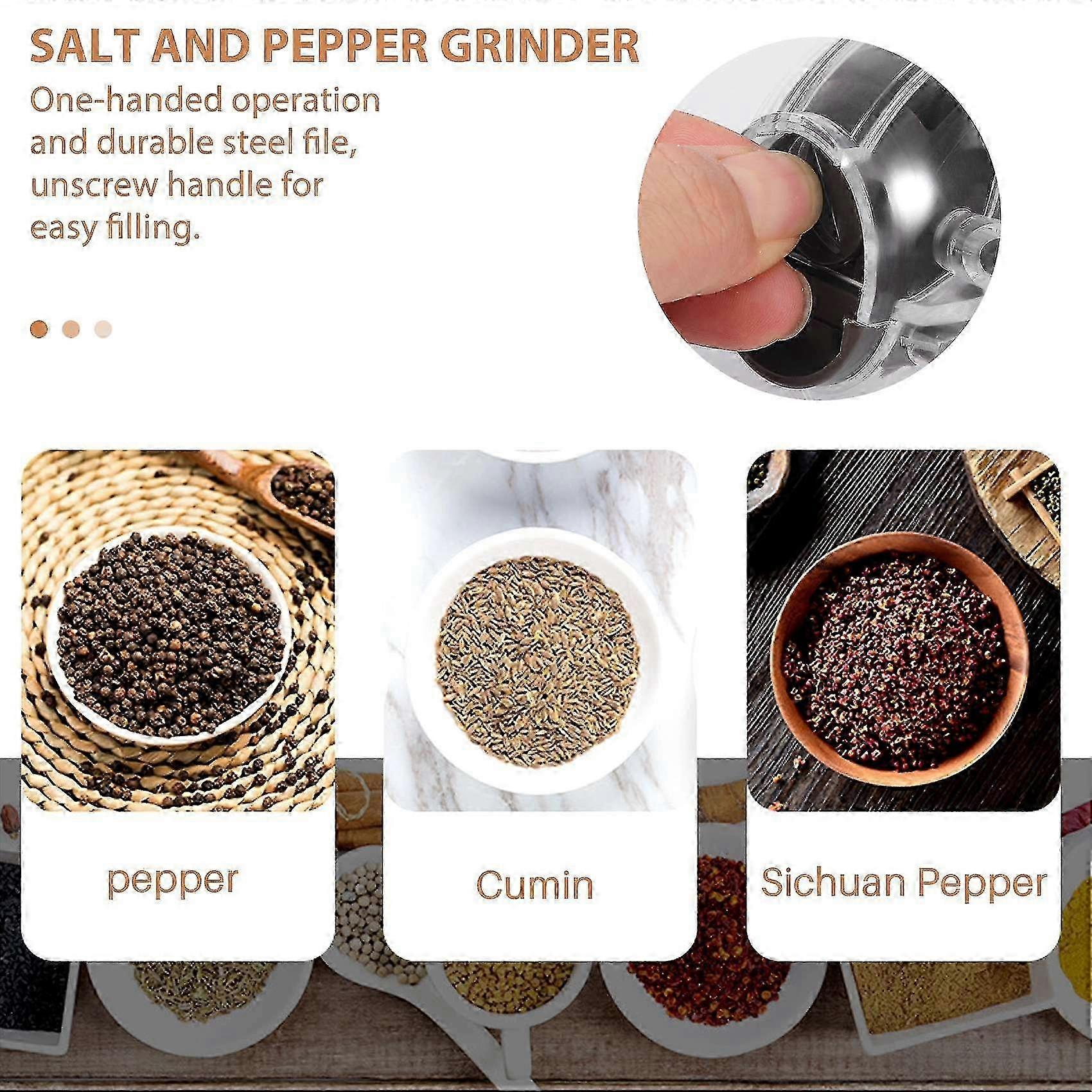 Mini Saltball Salt Pepper Grinder Cute | Fruugo UK