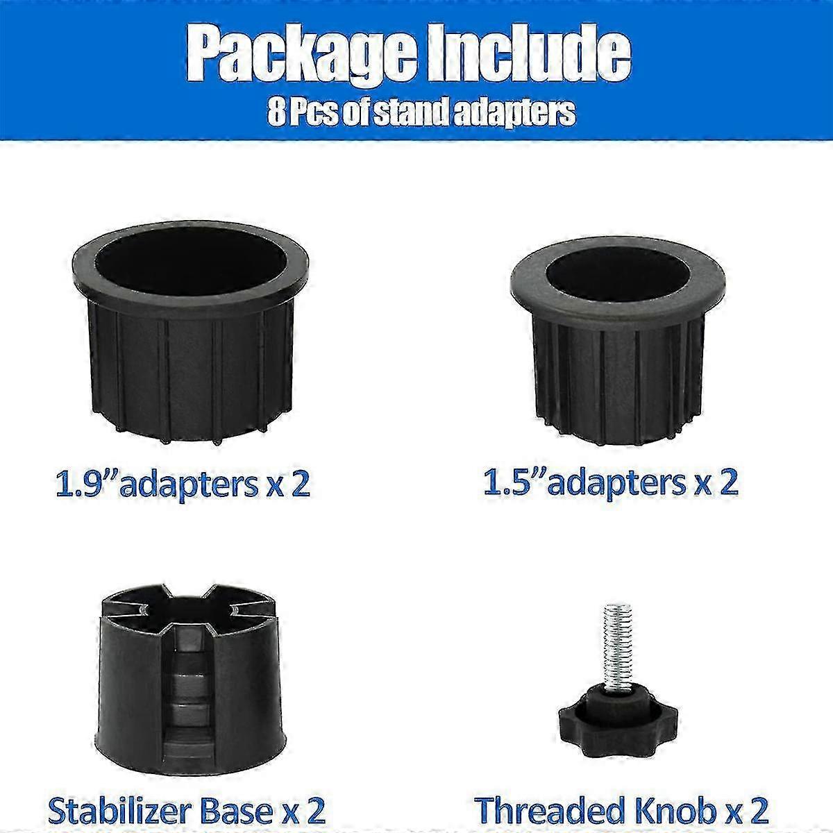 8 Pcs Umbrella Base Stand Hole Ring Plug Cover and Cap Patio Umbrella ...