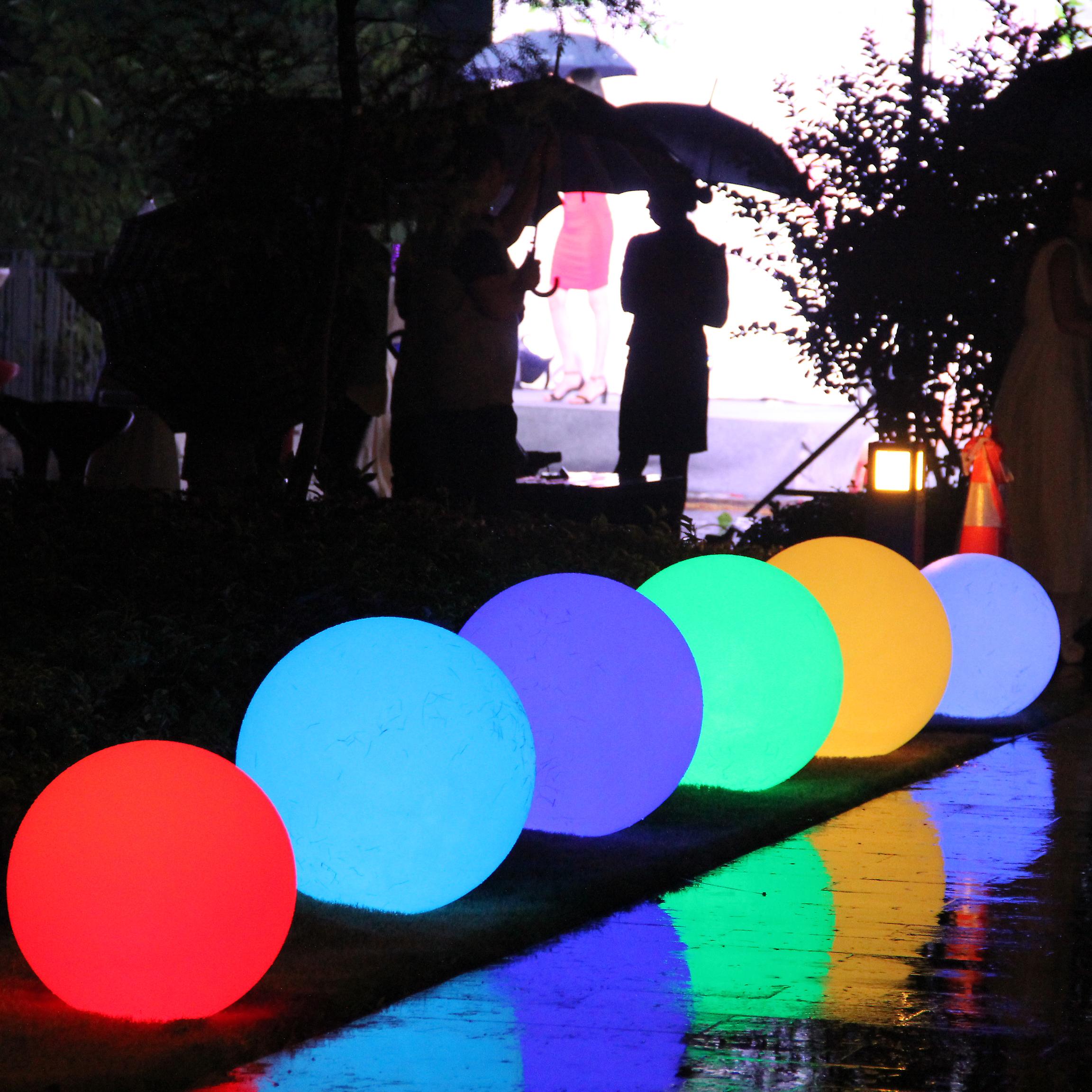 Modern Home LED Glowing Sphere w/Infrared Remote Control - Indoor ...