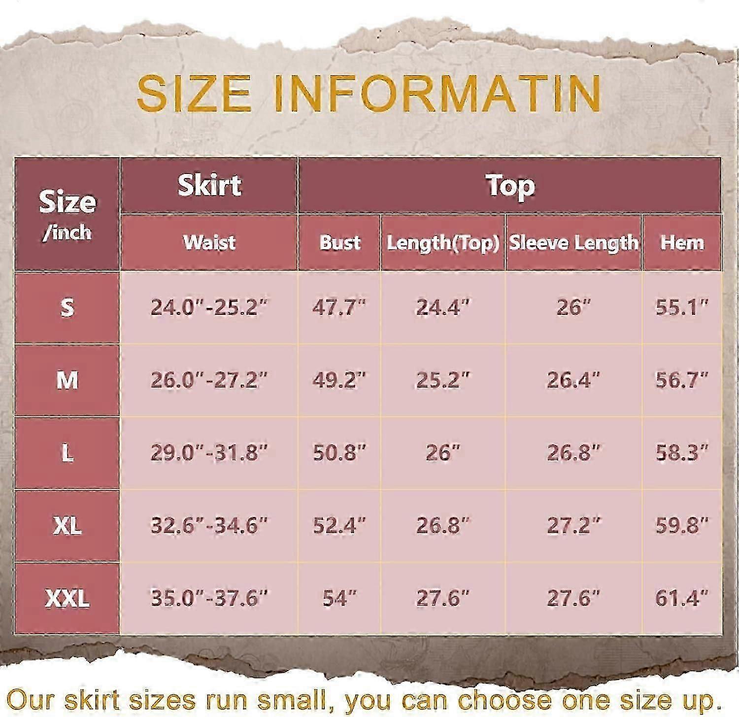 7Pcs Womens Pirate Costume Cosplay Renaissance Blouse Tops Corset Waist ...