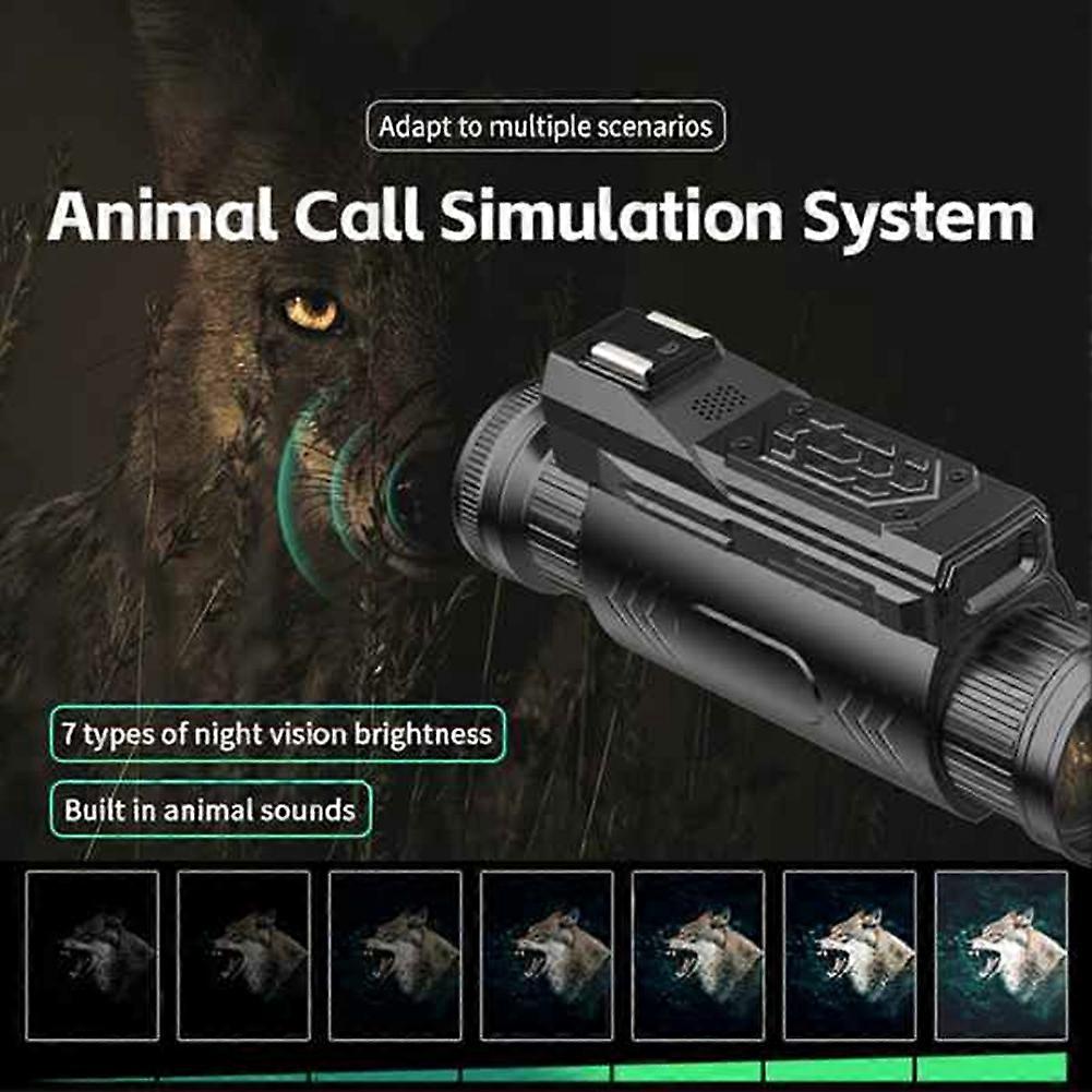 D12 4K Digital Night Vision Monocular 28X Infrared Night Vision Goggles ...