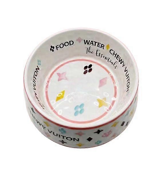 Dog Bowl Pet Bowl Drinking Water Color Pattern Cat Basin Dog Basin ...
