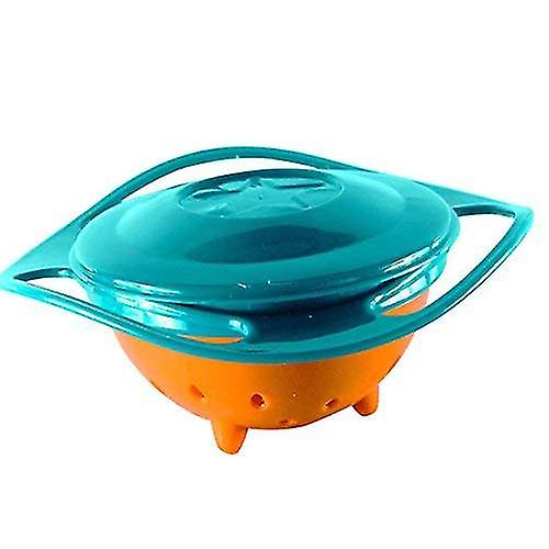 Baby Gyro Bowl Gyroscopic Bowl With Lid Toy Tableware For Kids Toddlers ...