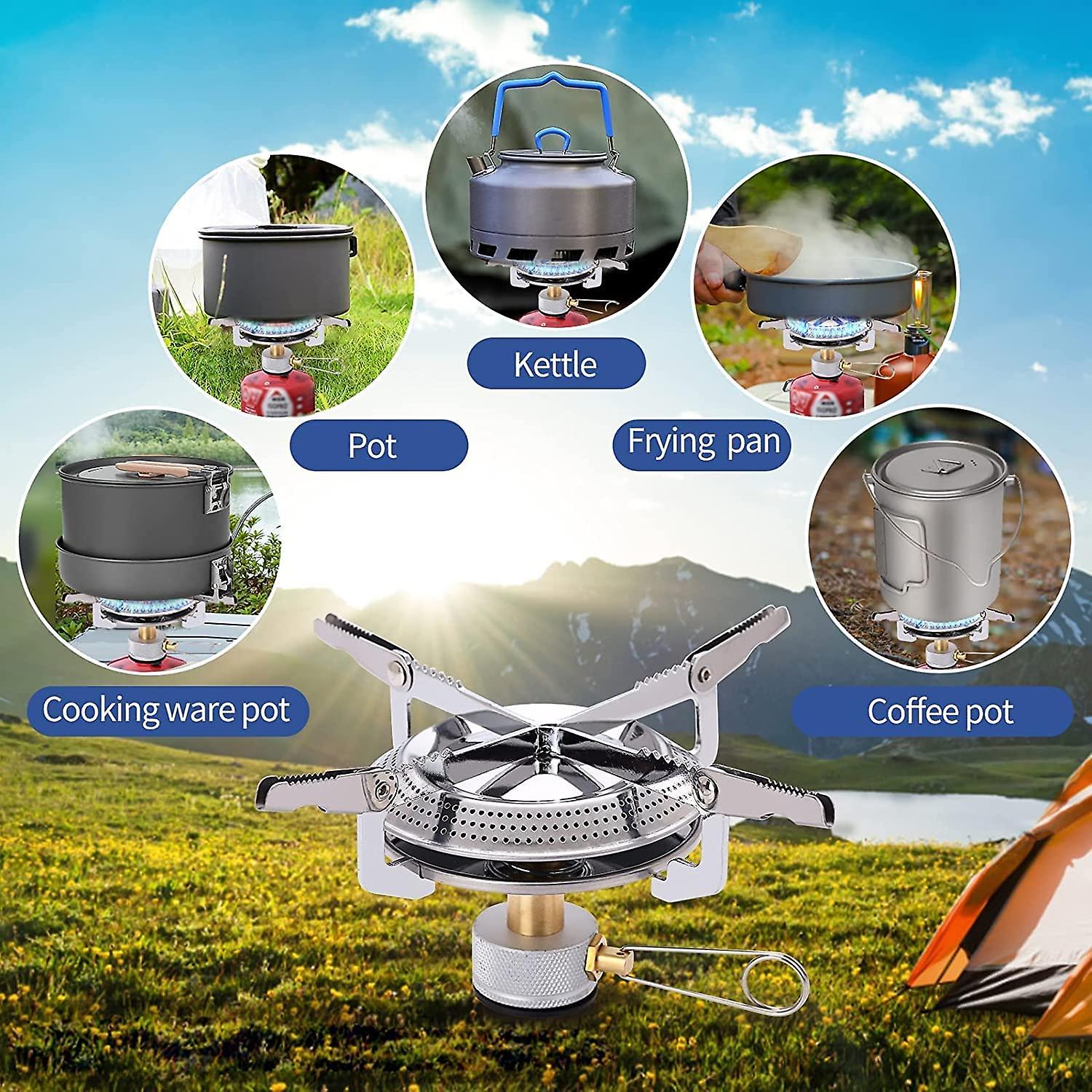 Portable Camping Stove, Camping Gas Burner With Carrying Case, Portable ...