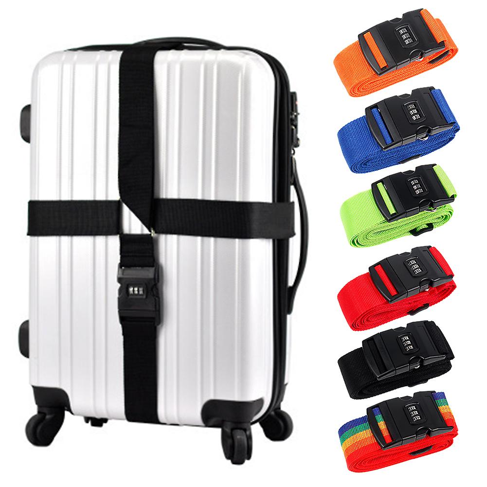 Password Lock Luggage Crossed Straps Multi-Purpose Tear Resistance ...