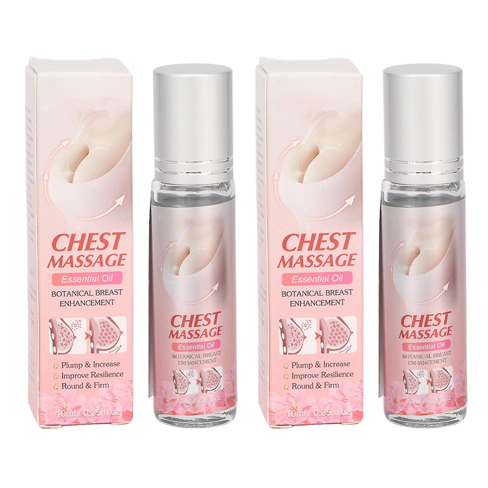 10ML 2pcs Breast Massage Essential Oil Roller Lifting Tightening Bust ...