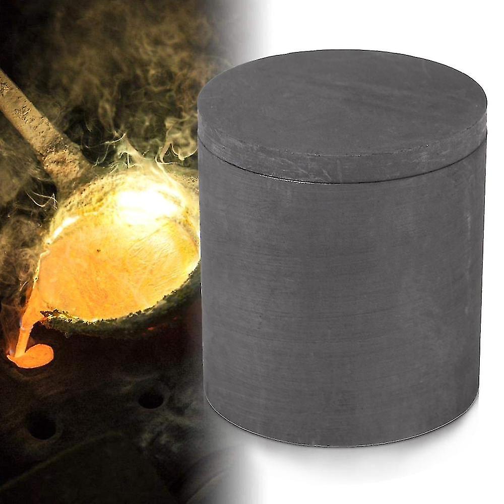 High Purity Graphite Melting Crucible Casting With Lid Cover 40*40mm ...