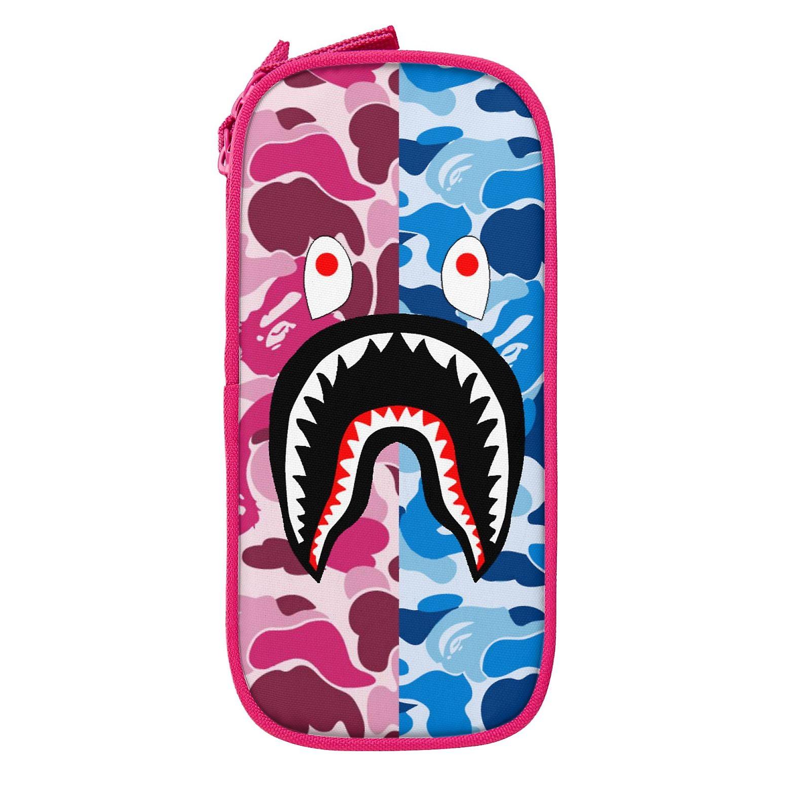Bape Shark Camo Big Capacity Pencil Case, Large Storage Pencil Pouch ...