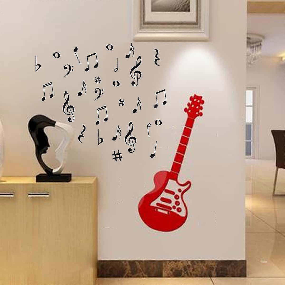 Musical Note Wall Decals Music Wall Stickers PVC Material Decals for ...