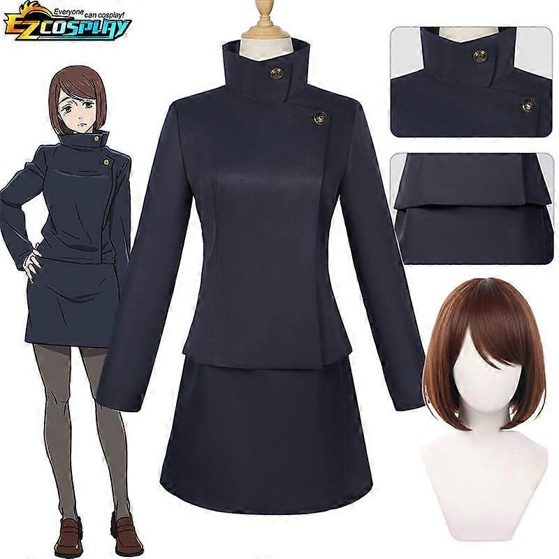 Shoko Ieiri Cosplay Costume Jujutsu Kaisen Season 2 Black Dress ...