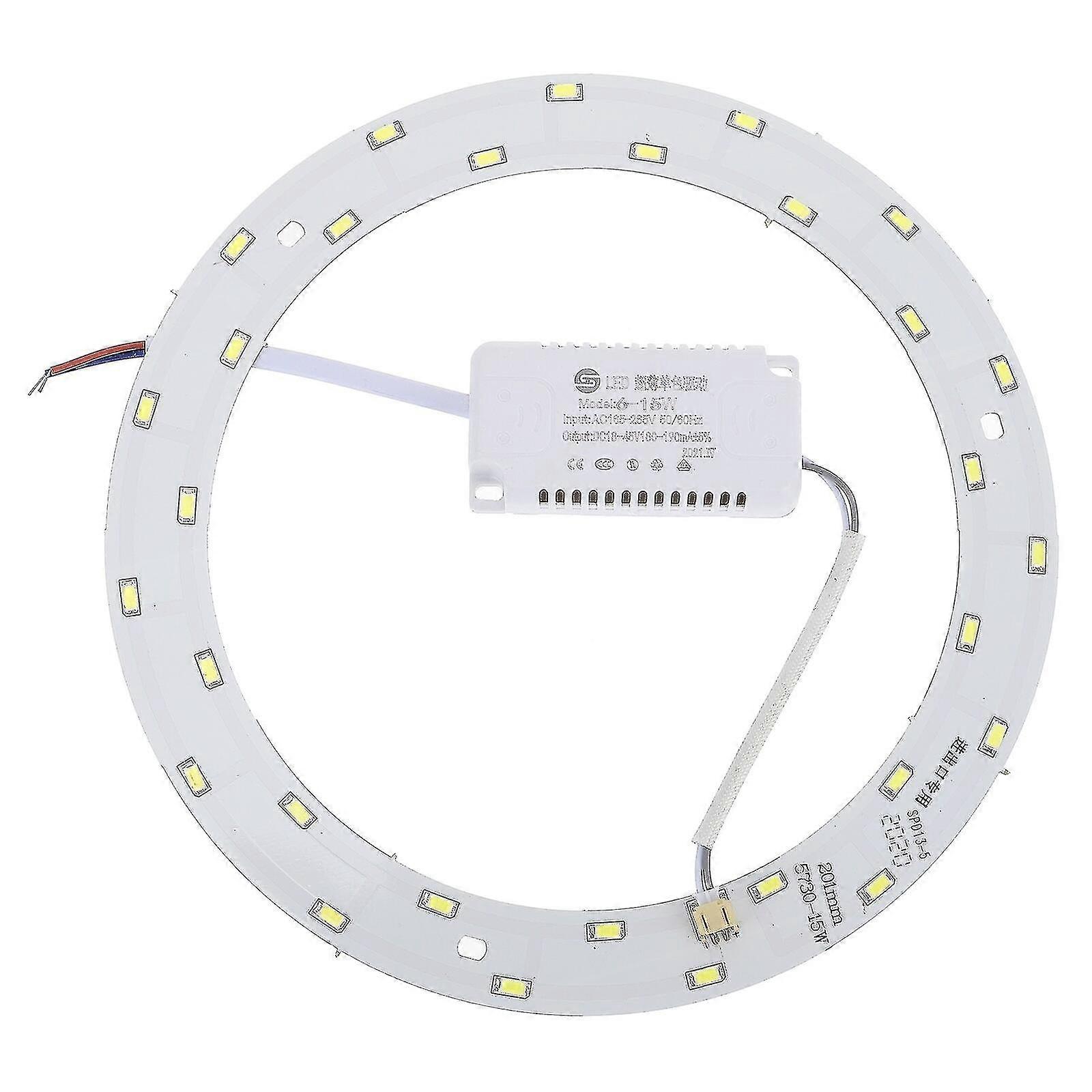 15W 220V-240V SMD 5730 30-LED Magnetic Circular LED Panel Bar Lamp LED ...