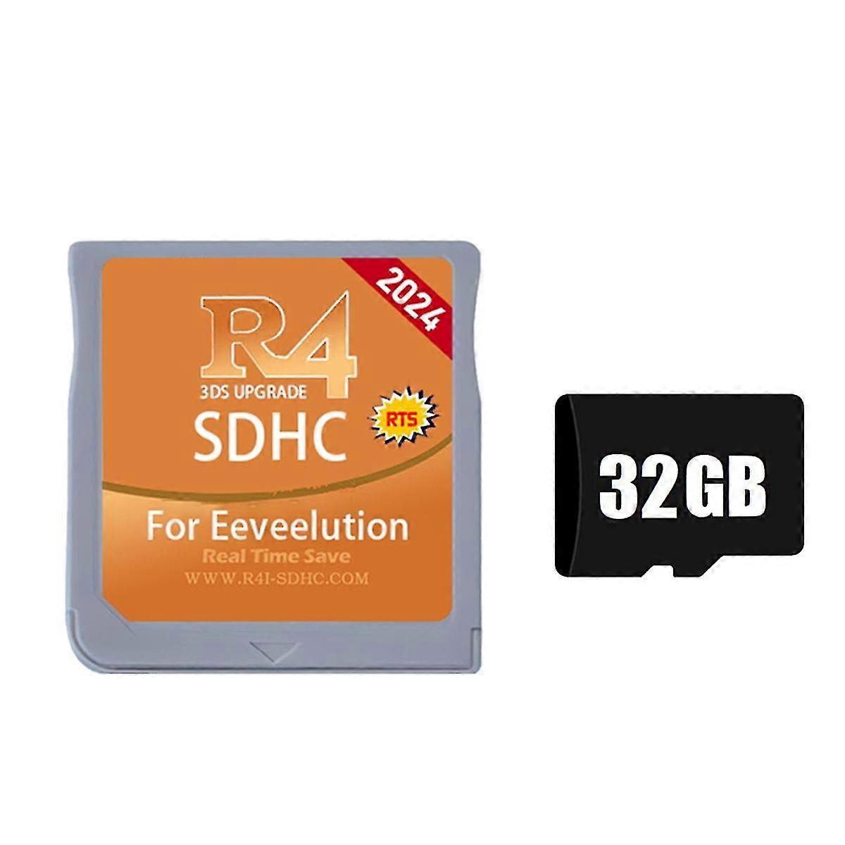 R4 Game Card R4i R4I-SDHC Burning Card compatible with Eeveelution ...