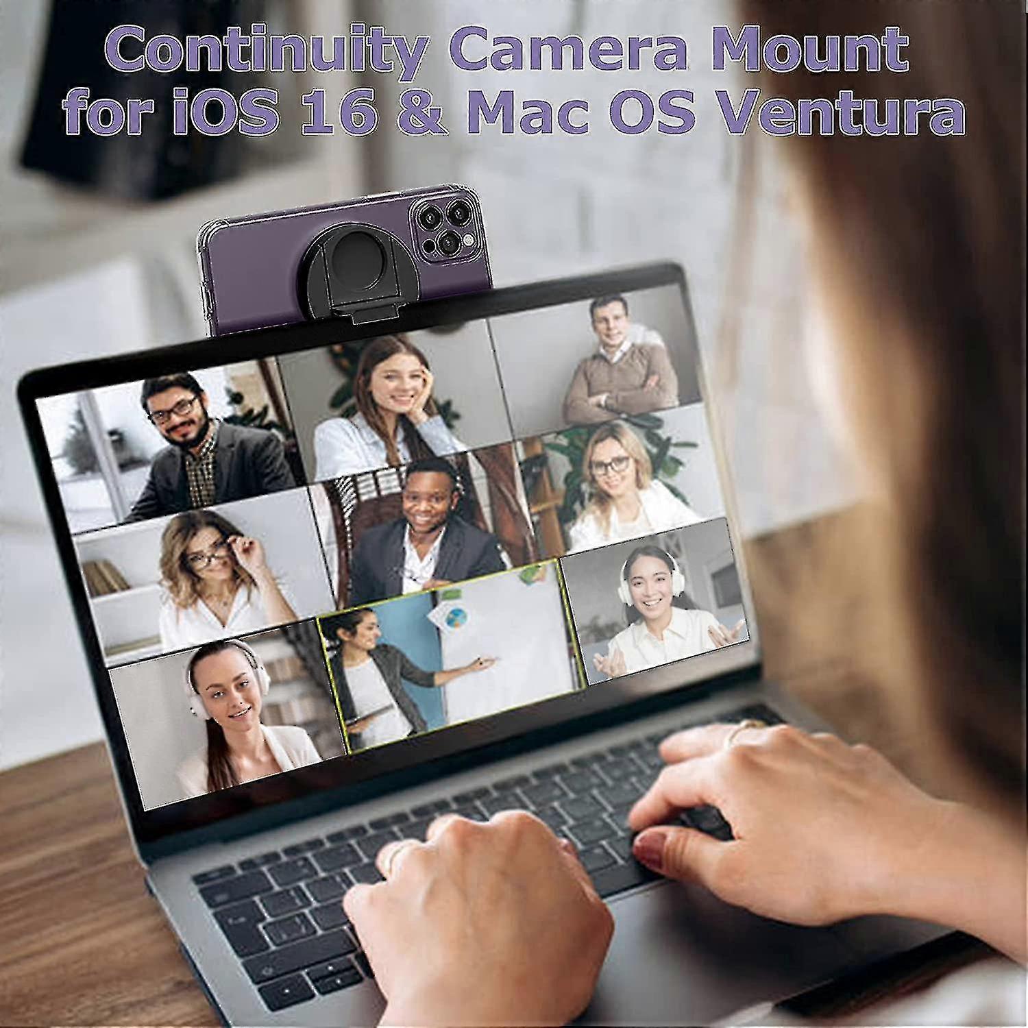 Continuity Camera Mount For Macbook Iphone 12/13/14 Series, Magsafe ...