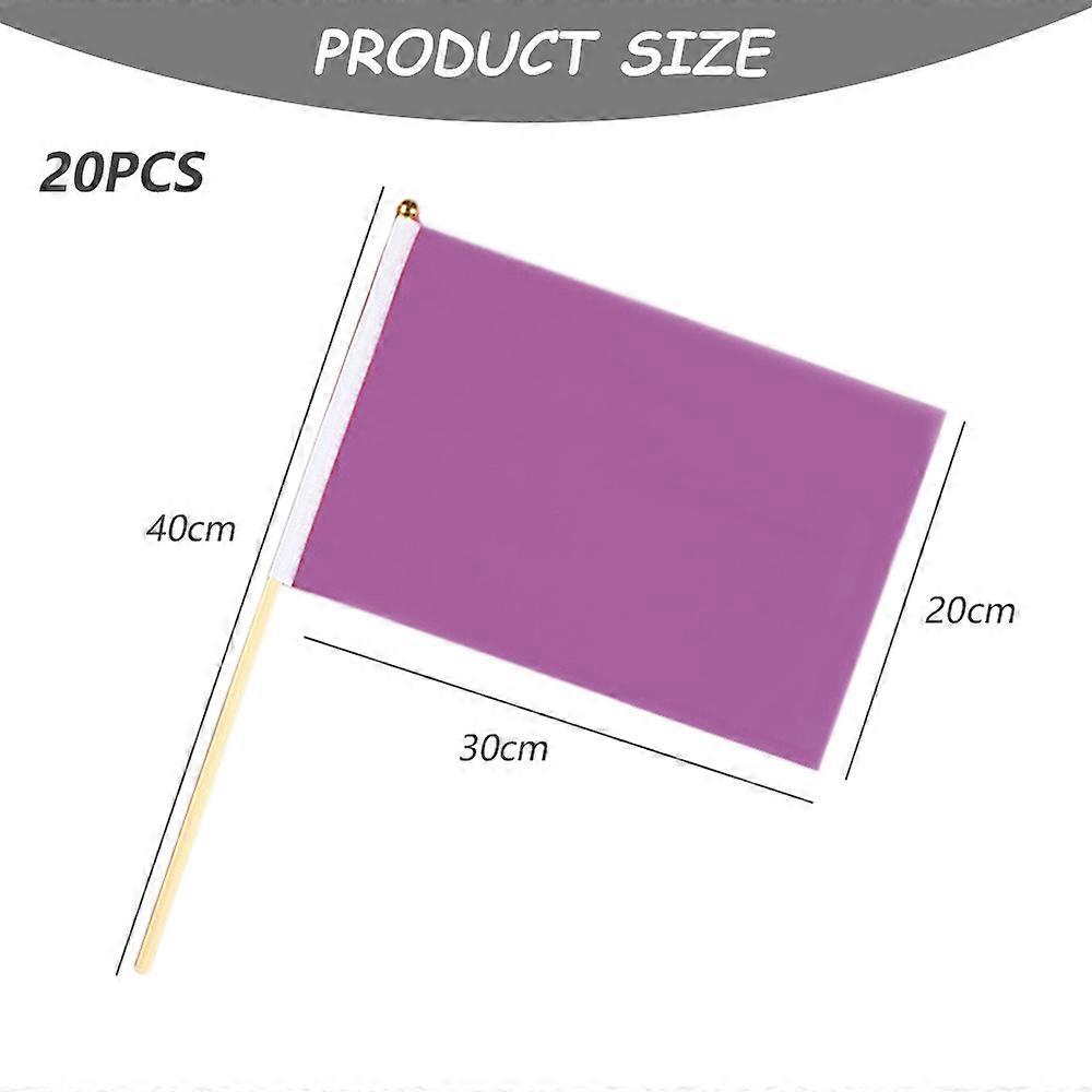 new20 Pack Vlag Kleine Mini Effen DIY Vlaggen op Stok, Feestdecoraties ...