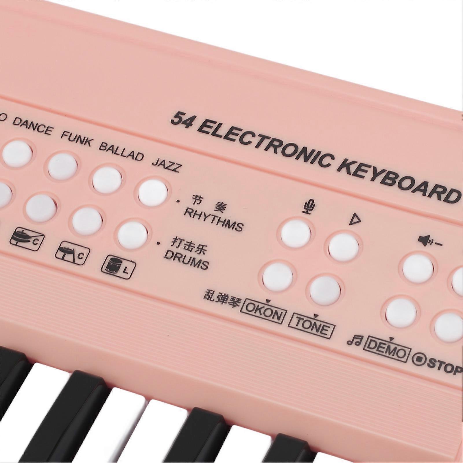 54 Key Keyboard Piano Smoothly Plastic Keyboard Piano Portable Dual ...