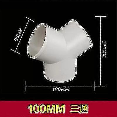 150mm / 100mm Y Piece Or T Piece Duct Connector Ilat Tube Coupler 3 ...