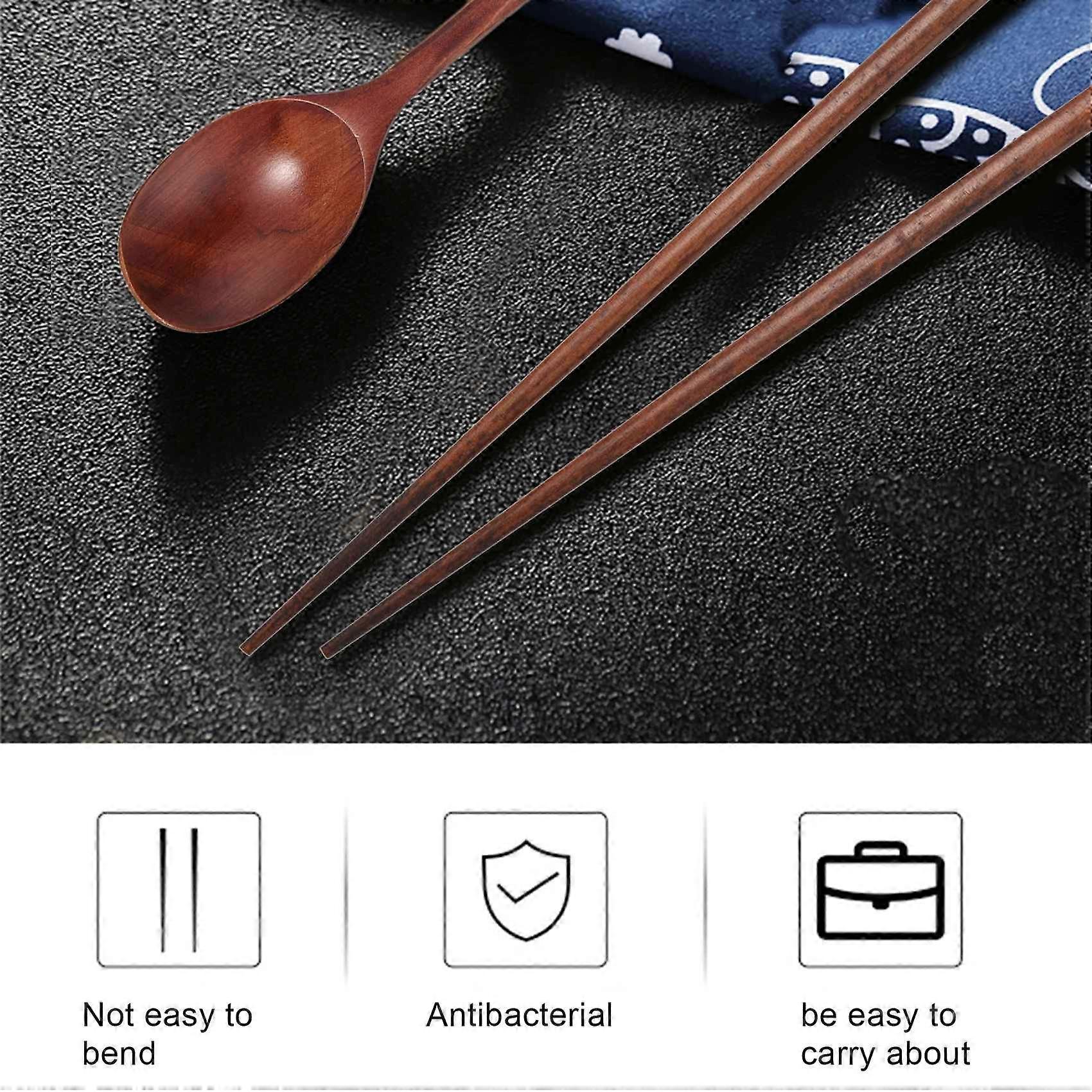 Handmade Jujube Tree Wooden Korean dinnerware combinations Utensil,5 ...