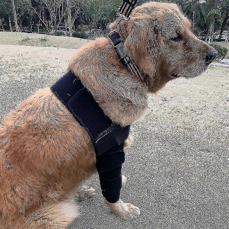 Åndbare hund albuebøjlebeskytterpuder til hunde albue og skulderstøtte ...