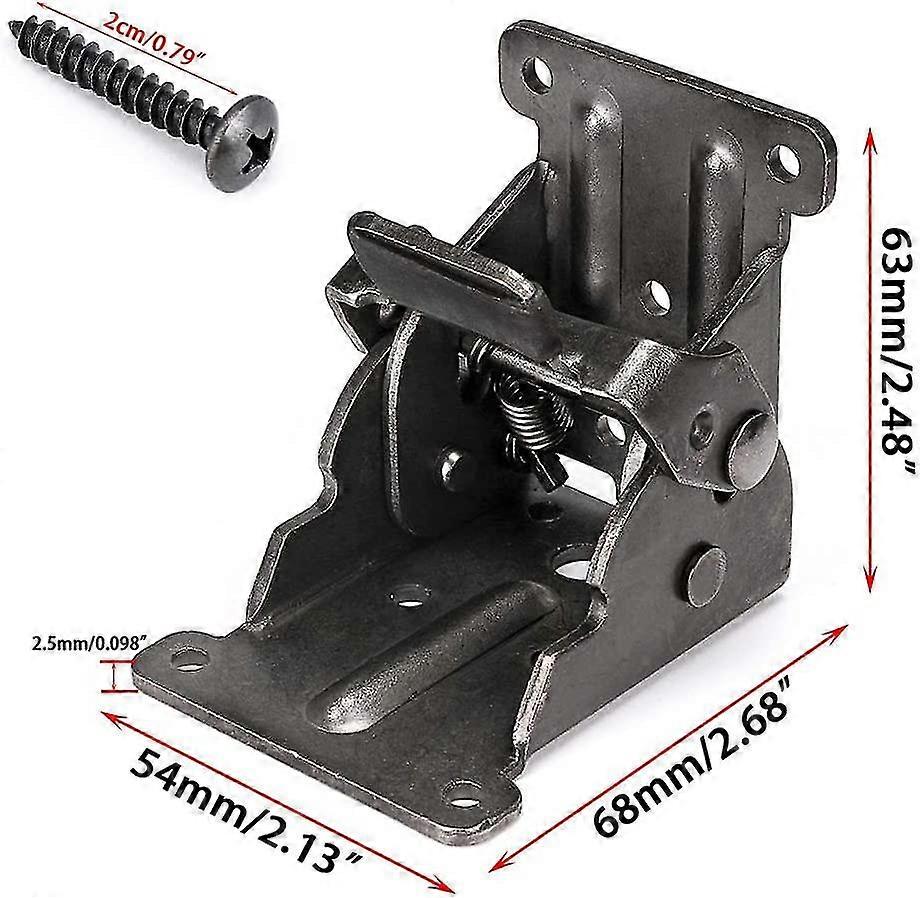 4 Pcs 90 Self-locking Folding Hinge, Folding Bracket, Locking Extension ...