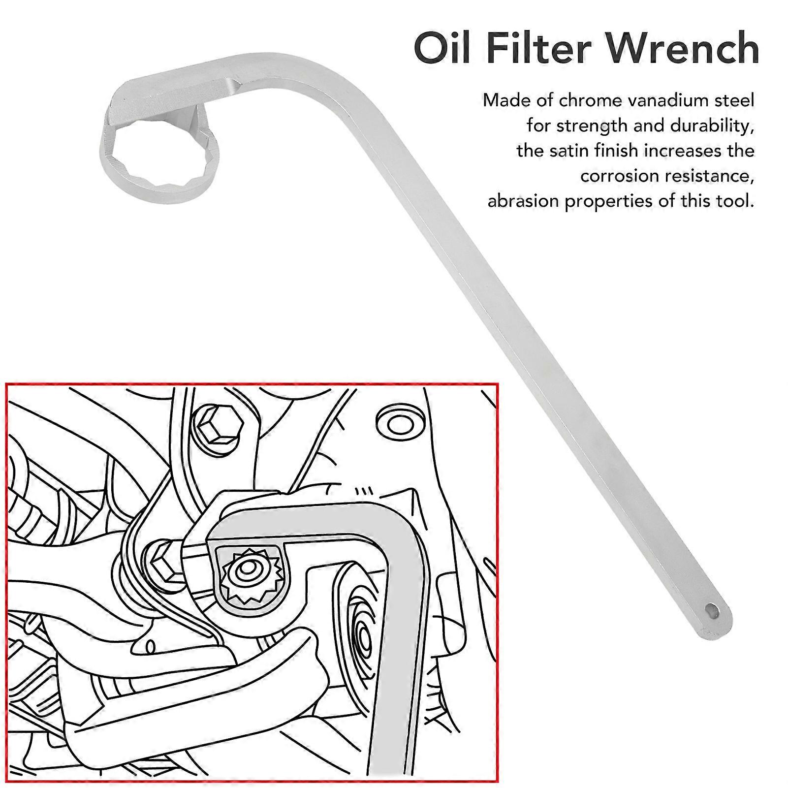 46mm Car Differential Oil Filter Wrench T10066 Oil Filter Spanner Tool ...