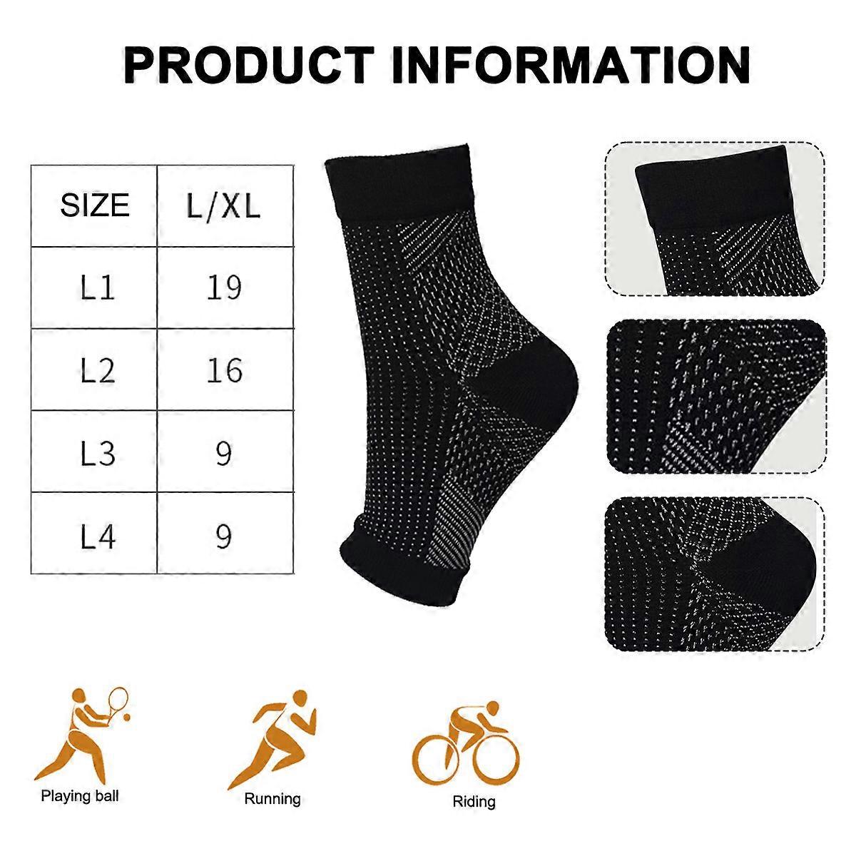 KXJ-3Pairs Soothe Relief Compression Socks, Fitness Compression Socks ...