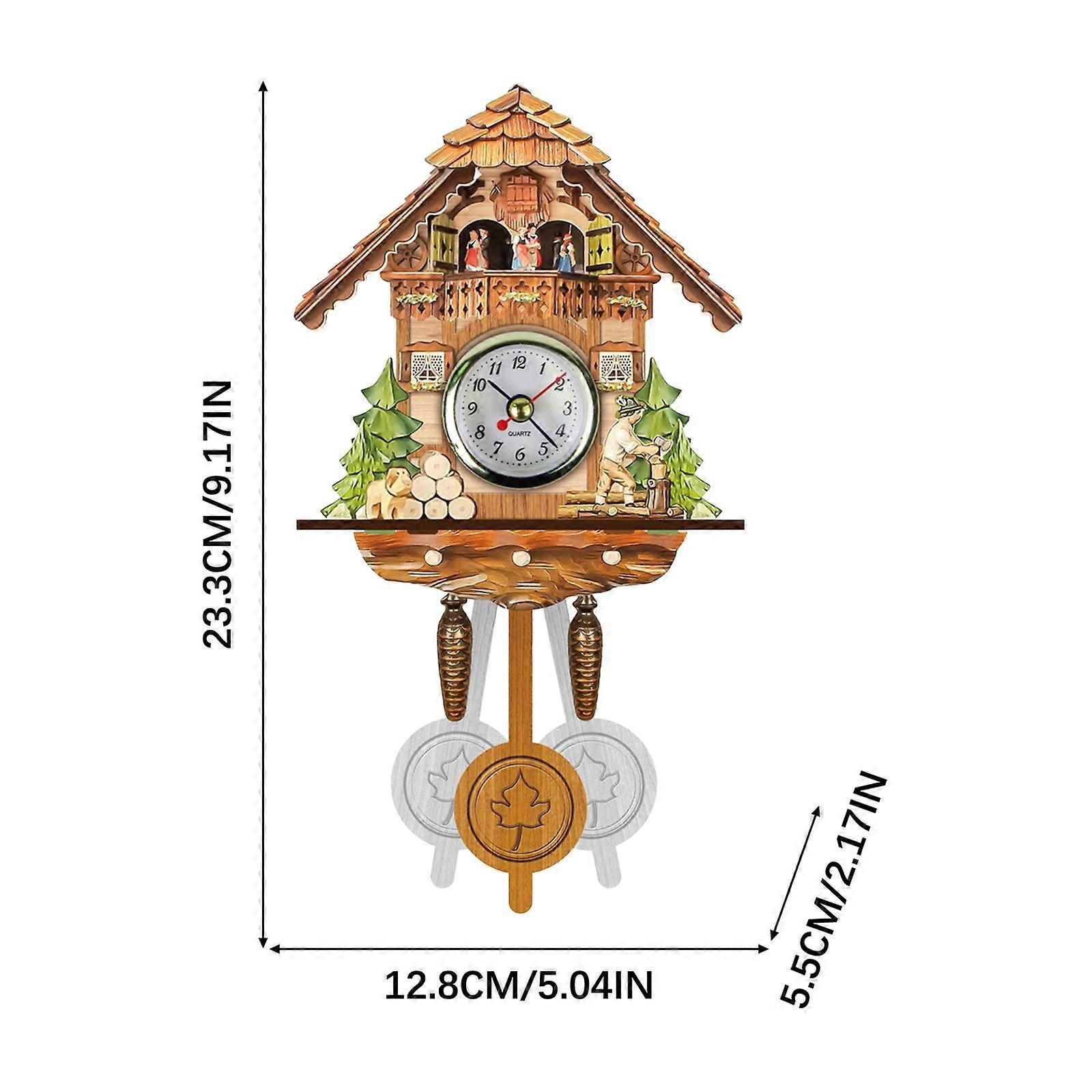 Alarm Clock Cuckoo Cuckoo Wall Clock Chime Alarm Clock Retro Clock ...