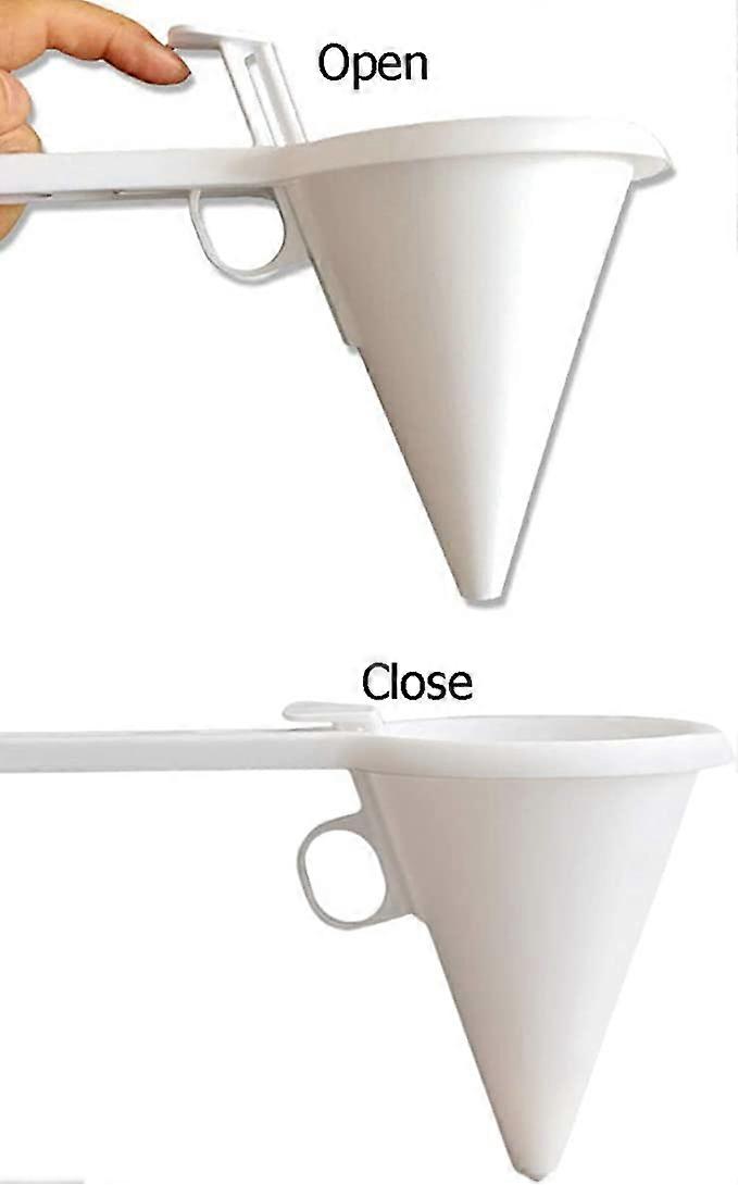 2PCS/White Adjustable Chocolate Cream Funnel Hand-held Candy Batter ...