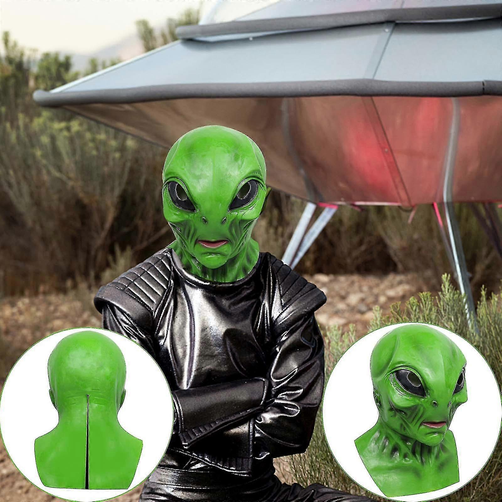 Halloween Decorations Halloween Alien Mask, Scary Alien Mask Latex Mask ...