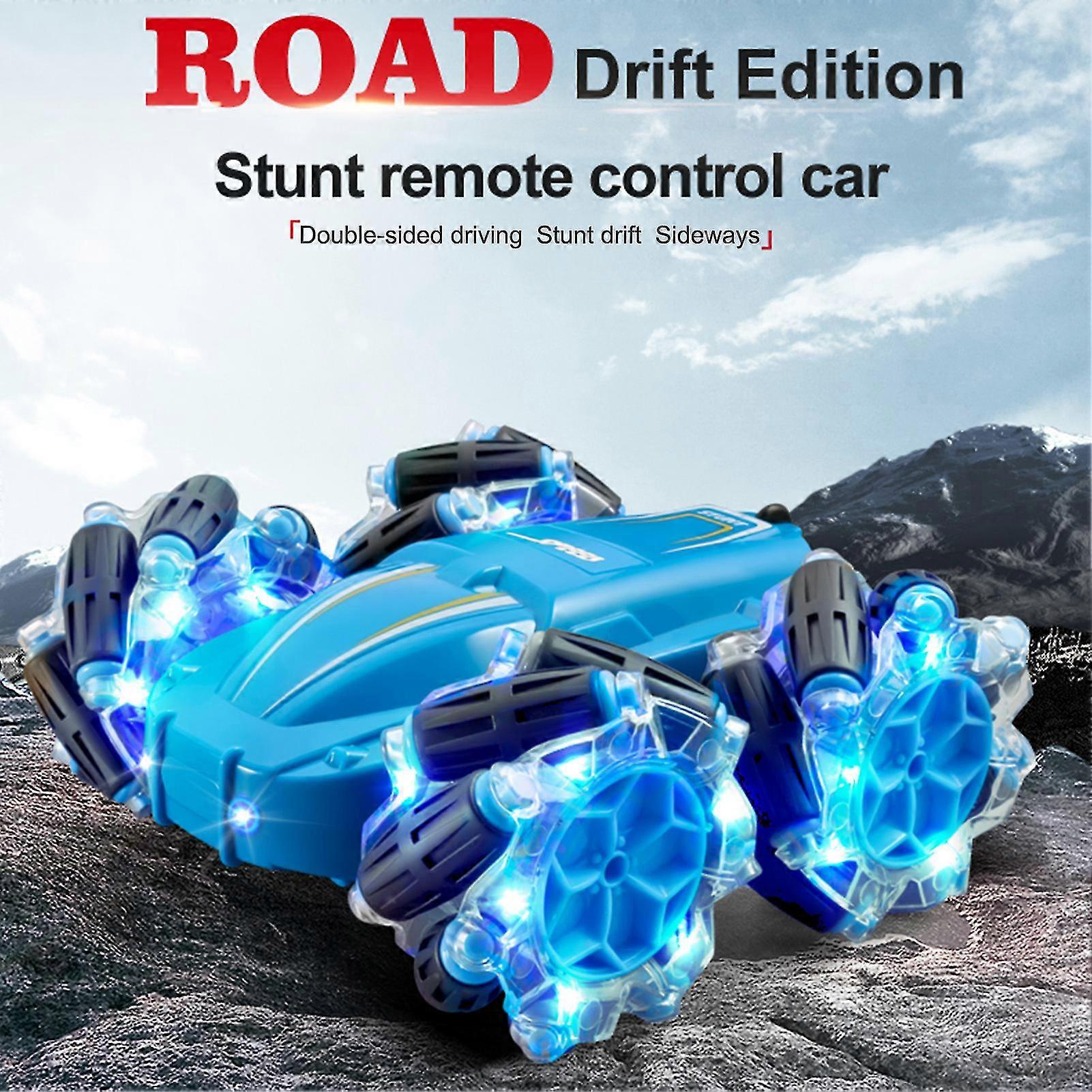 Rc Stunt Car For Kids 2.4ghz 4wd Remote Control Stunt Car 30km/h Double Sided 360 Rotating ...