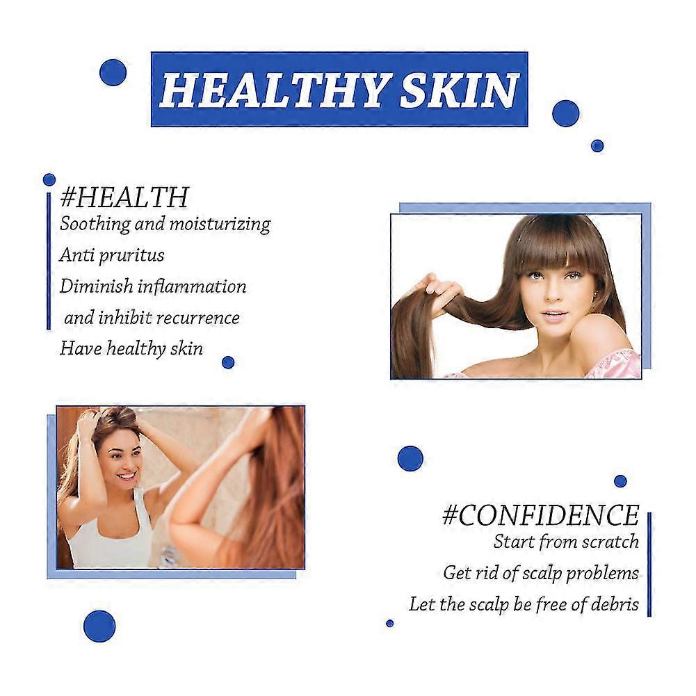 3pcs Seborrheic Skin Cream Head Acne Pruritus Scalp Ringworm Skin ...
