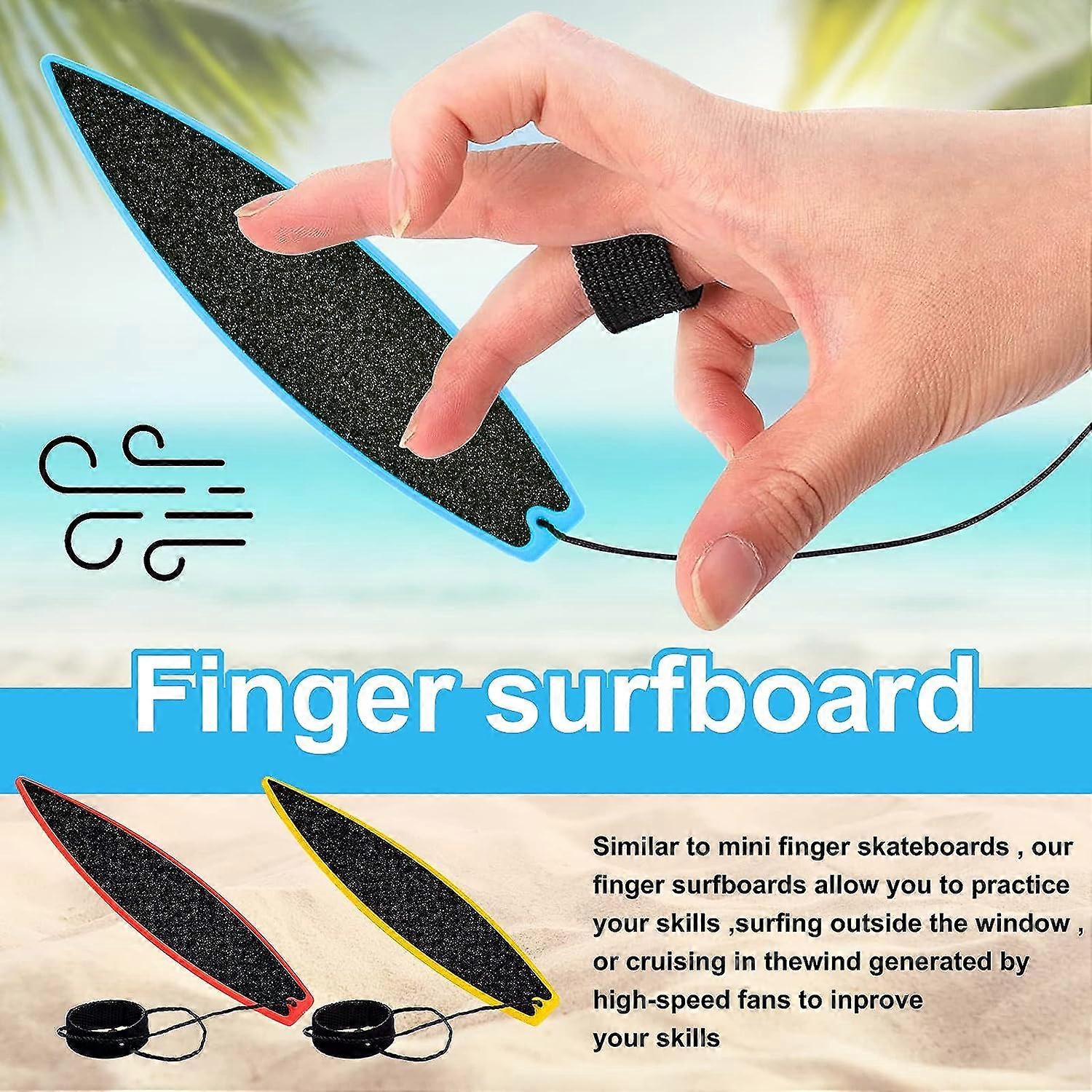 3 Pack Finger Surfboard, Kids Finger Mini Skateboard, Car Window Finger ...
