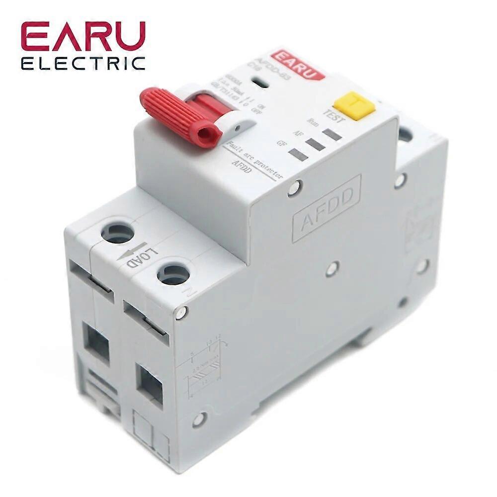 2P AFDD-63 AFCI Arc Fault Protector Device Circuit Breaker Interrupte ...