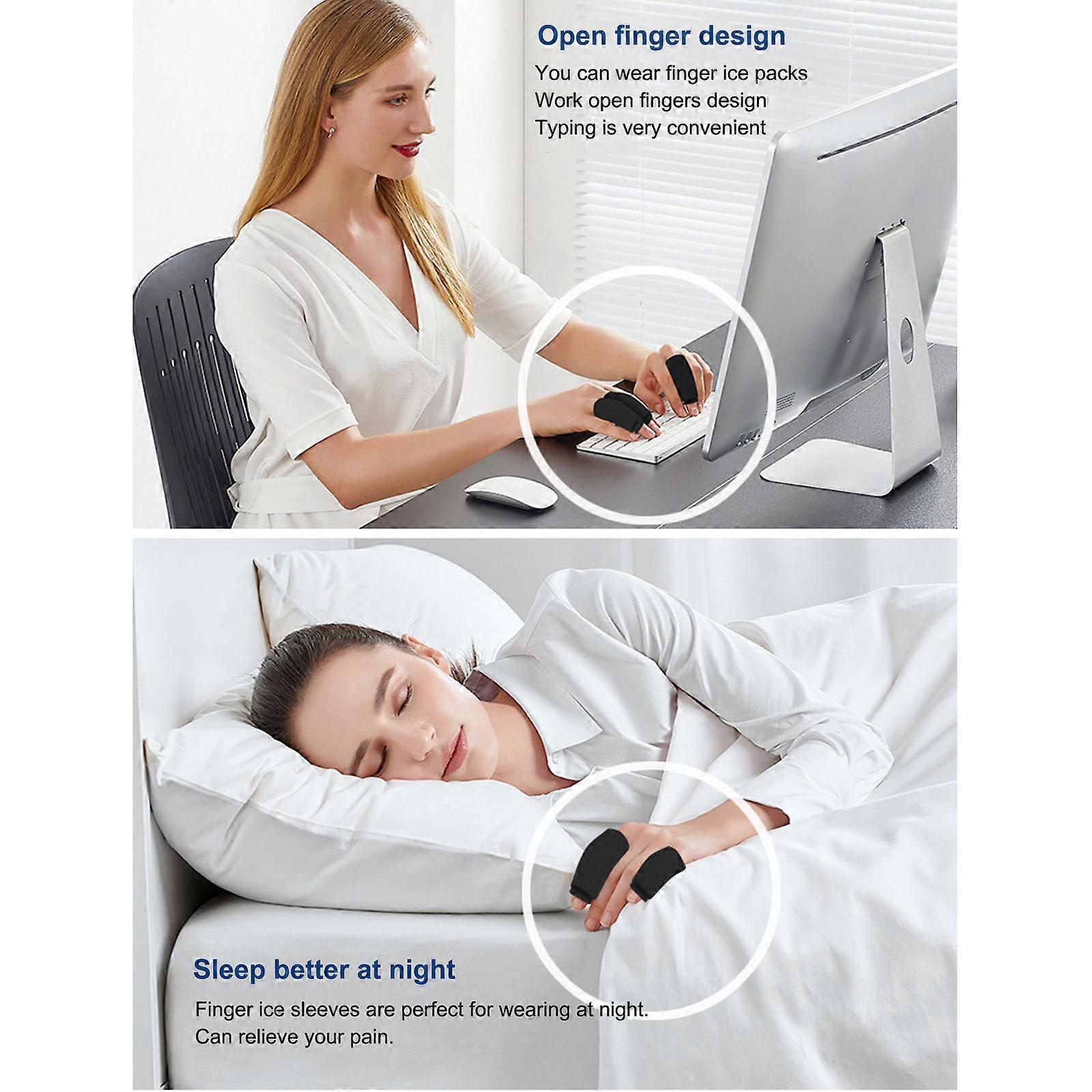 Finger Ice Sleeves for Arthritis, Tendinitis & Swollen Fingers - Cold ...