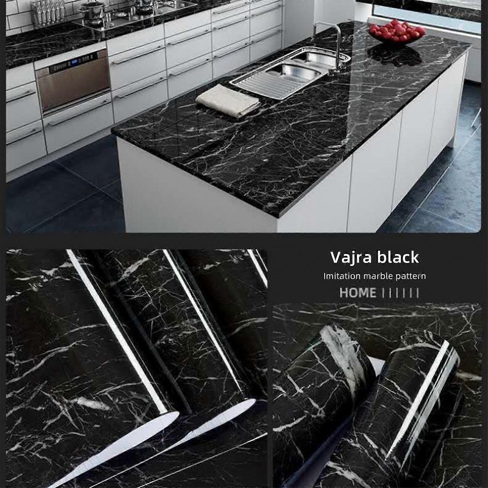 Marble Self Adhesive Wallpaper Kitchen Countertop Sticker Cabinet ...
