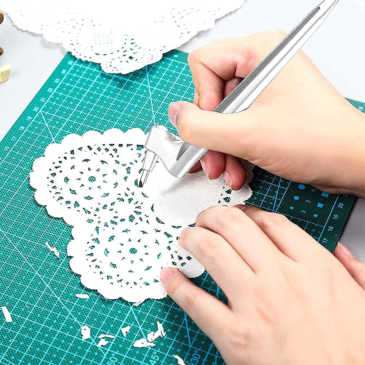 Craft Cutting Tools Stainless Steel with 360-Degree Rotating Blade and ...