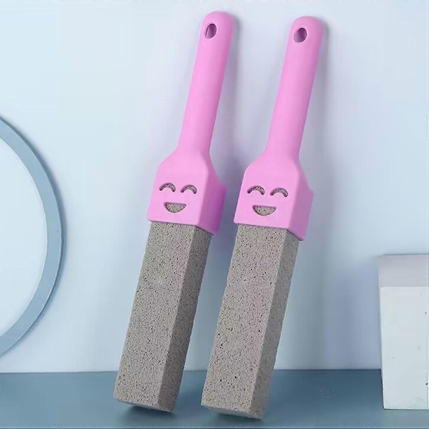 Pumice Stone Toilet Bowl Clean Brush With Handle Pumice Scouring Pad ...