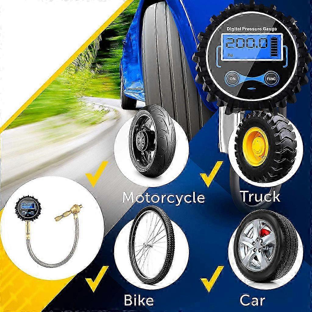 Heavy Duty Rapid Tire Deflator with 4 Ranges Quickly Deflate 4x4 Off ...