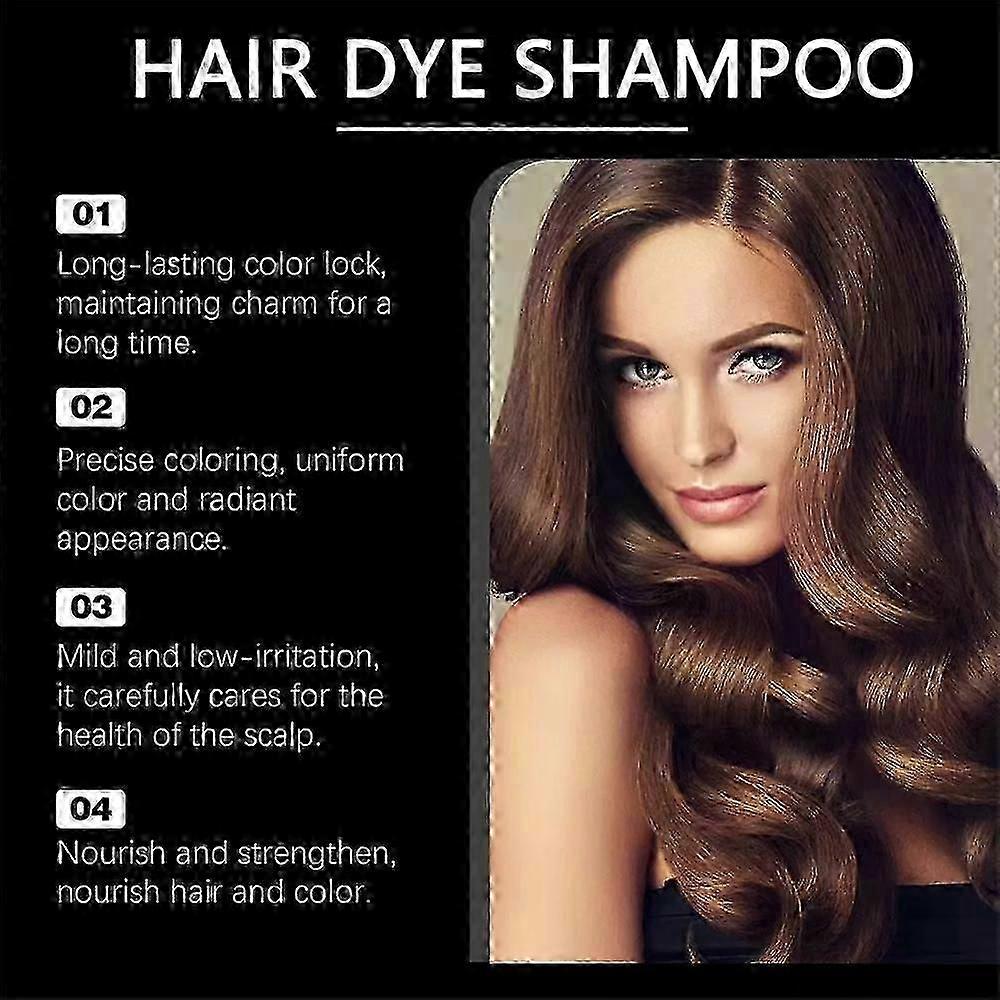 Hair Instant Dye Shampoo, Hair Color Shampoo For Gray Hair,Instant Hair ...