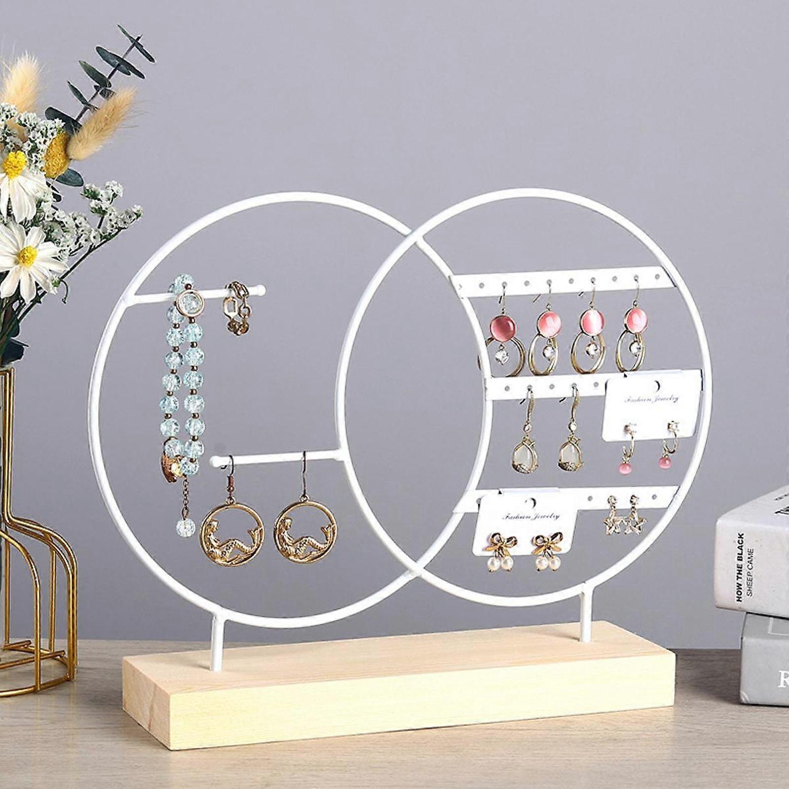 Earrings Display Stand, Earring Holder Showcase, Tabletop Jewelry ...