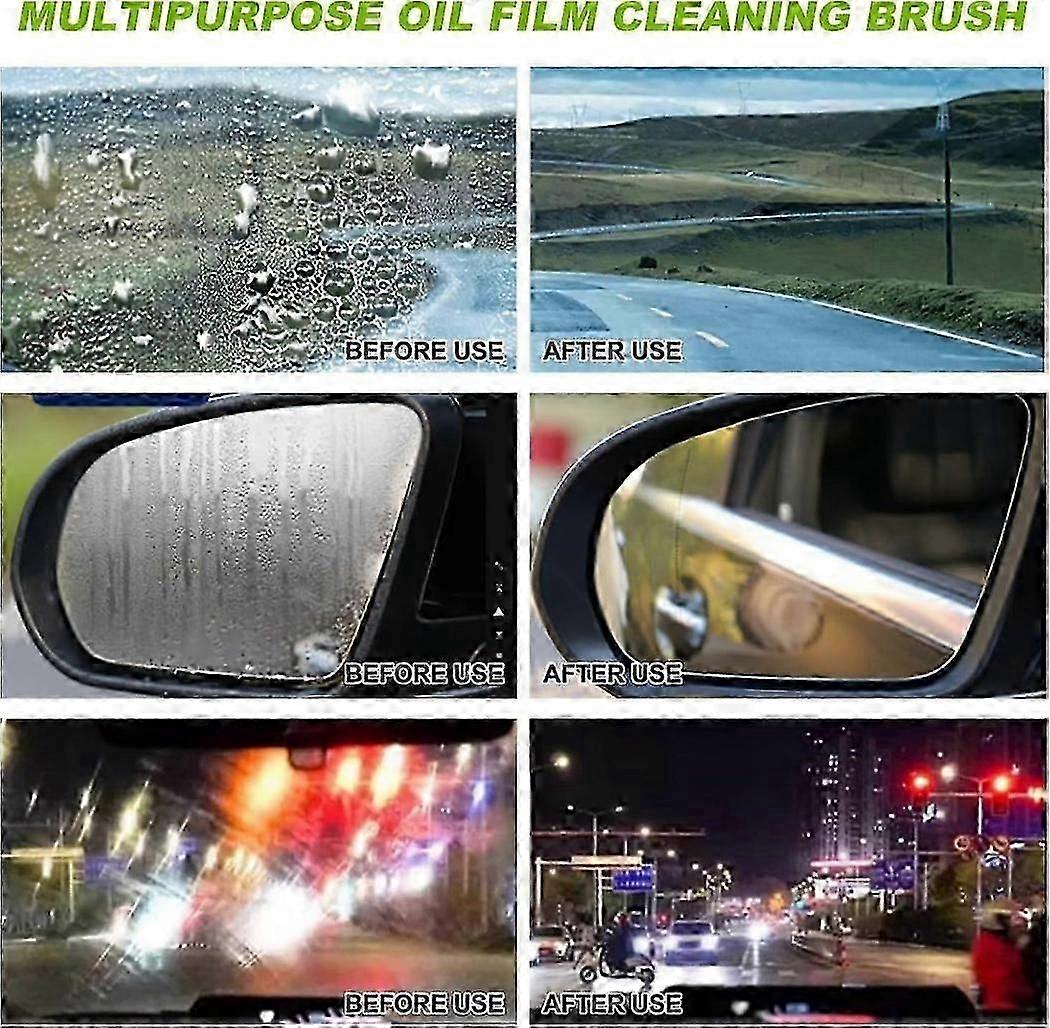 2Pcs Upgrade Automotive Oil Film Cleaning Brush, 2025 New 2.0 Green ...